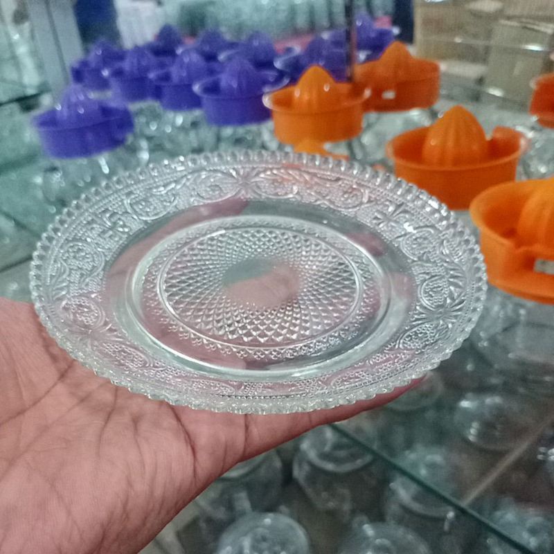 Jual ALAS CANGKIR/LEPEK GELAS gelas / Alas gelas kaca / alas mug 6biji ...