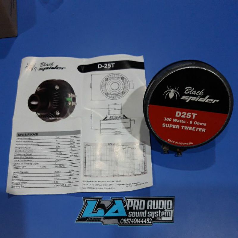 Jual Tweeter blackspider D25T | Shopee Indonesia