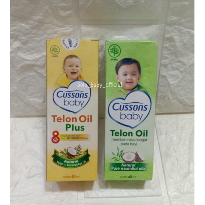 Jual Cussons Baby Telon Oil PLUS/Cussons Baby Telon Oil 60ml | Shopee ...