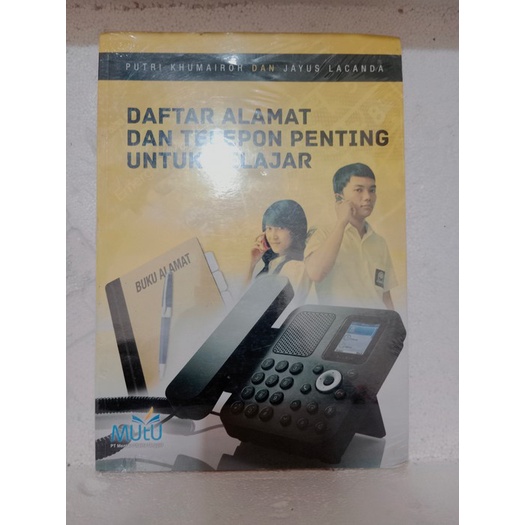 Jual BUKU DAFTAR ALAMAT DAN TELEPON PENTING UNTUK PELAJAR | Shopee ...