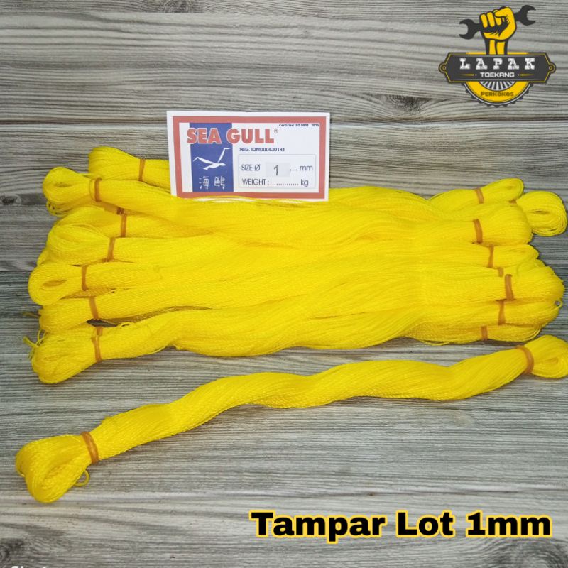 Jual Benang Tampar Tambang Sea gull 1 mm Ecer 1 ikat | tukang lot ...