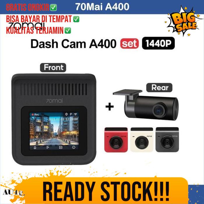 Jual 70Mai A400 Dash Camera 1440P Front And Rear Dashcam Parking ...