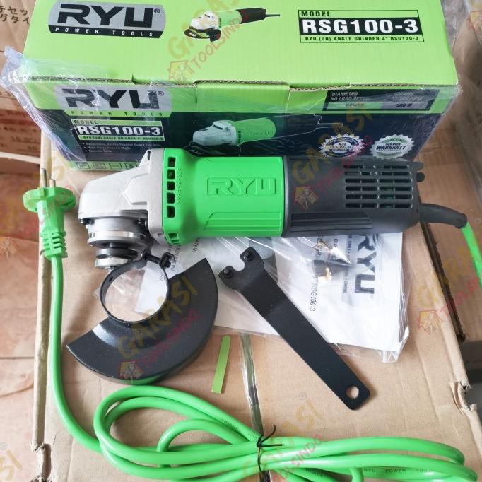 Jual Mesin Gerinda 4" Ryu Rsg 1003 Gurinda Tangan Gerinda Listrik Tekiro | Shopee Indonesia