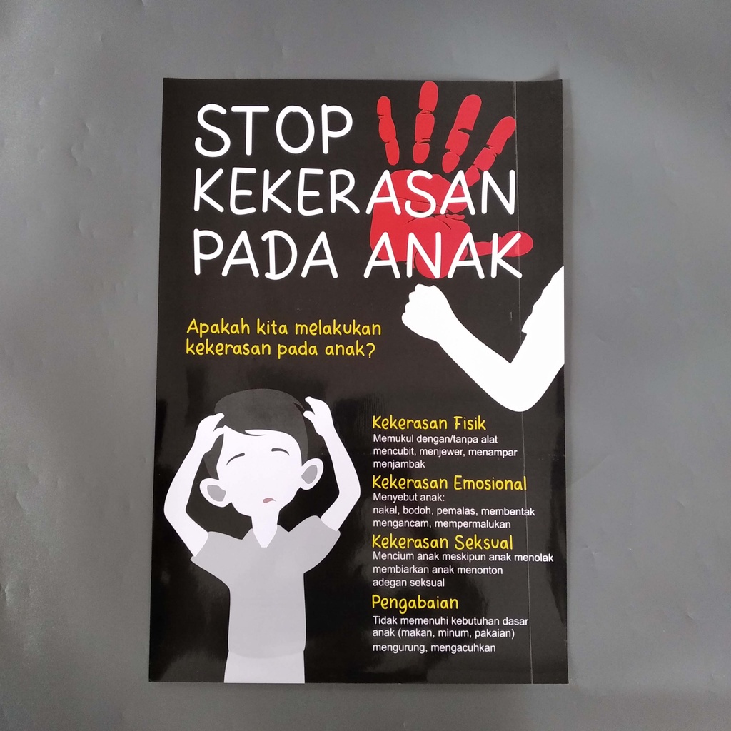 Jual Poster Stop Kekerasan Anak - Poster Parenting - Poster Bullying | Shopee Indonesia