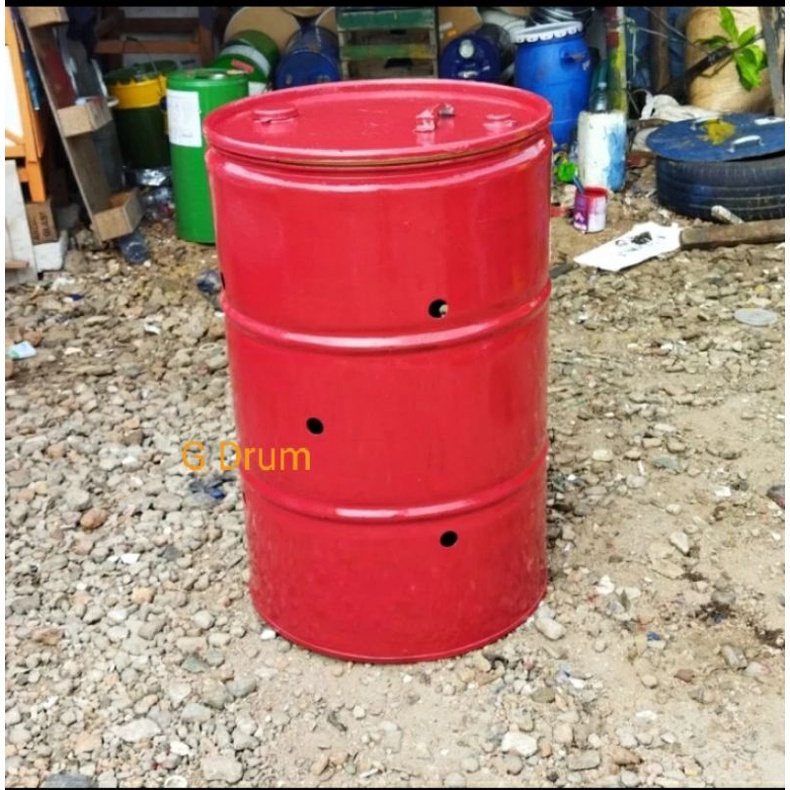 Jual Drum Besi/Tempat Bakar Sampah/Tong/Bak | Shopee Indonesia