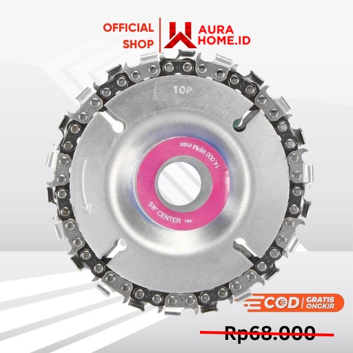 Jual Kepala Gergaji Woodworking Grinder Disc 4 inch 22 Tooth / Kepala ...