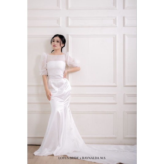 Jual Wedding Dress - Gaun Pengantin Mermaid Korean Style / Prewedding ...