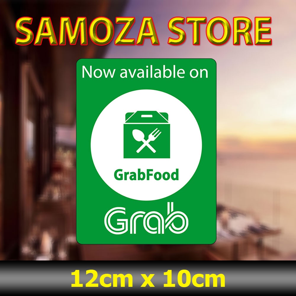 Jual Cutting Sticker Logo Grabfood | Shopee Indonesia