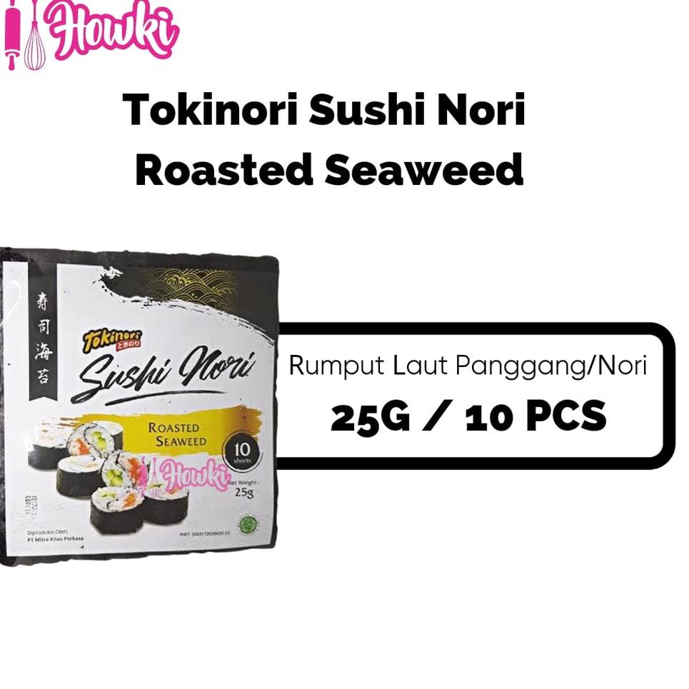 Jual Super Promo--Tokinori Sushi Nori Roasted Seaweed isi 10 PCS ...