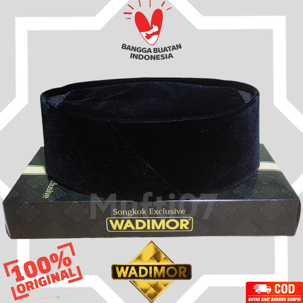 Jual Peci kopiah songkok Wadimor AC original Dewasa dan Anak | Shopee ...