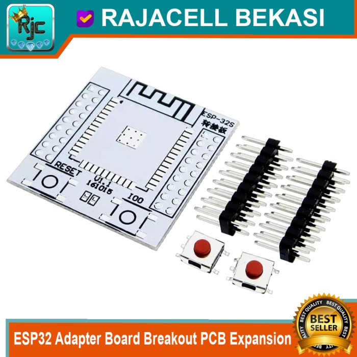 Jual ESP32 ESP32s Adapter Board Breakout PCB Expansion GPIO Pin for ESP ...