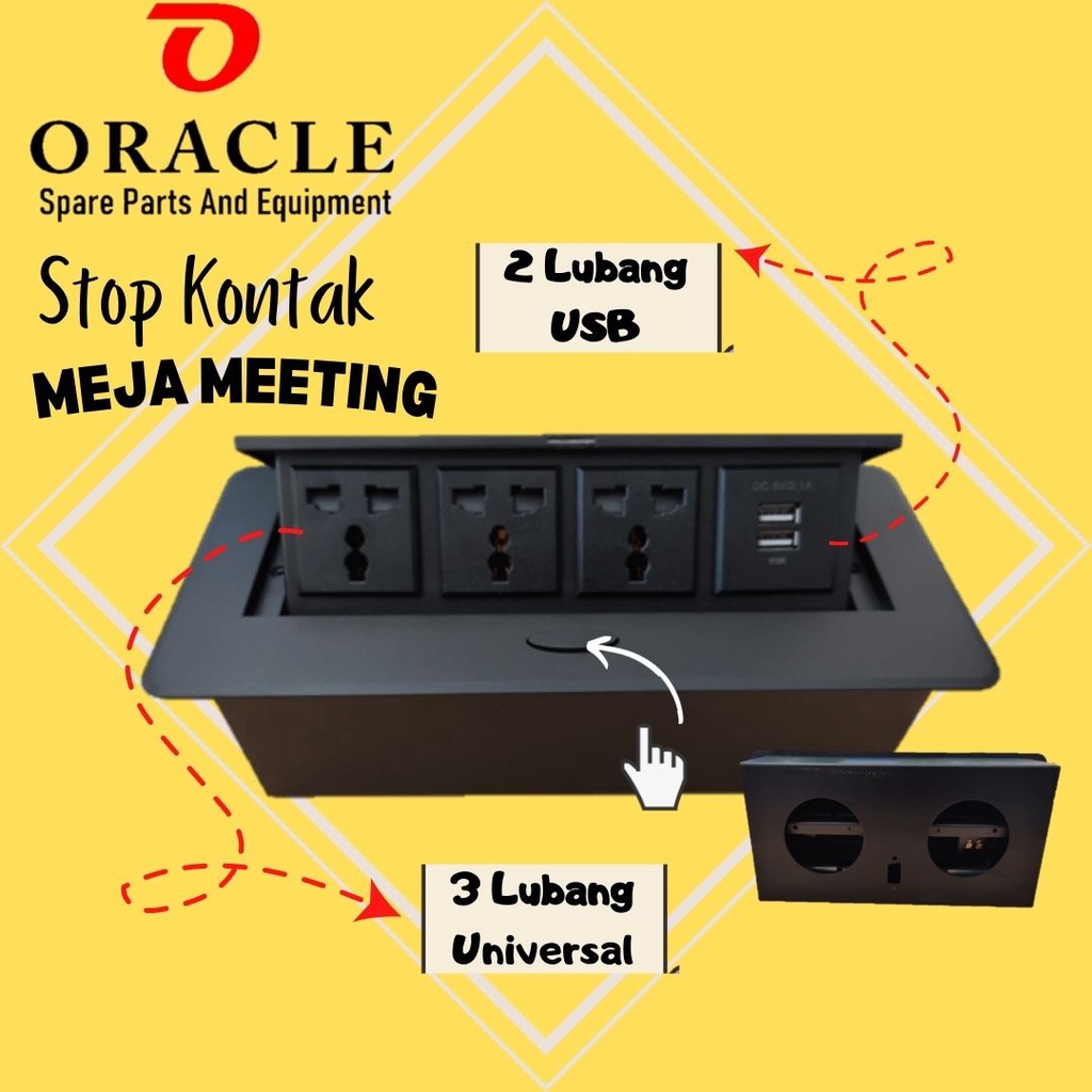 Jual Oracle | Stopkontak Listrik 5in1 Lubang, Meja meeting , Meja ...