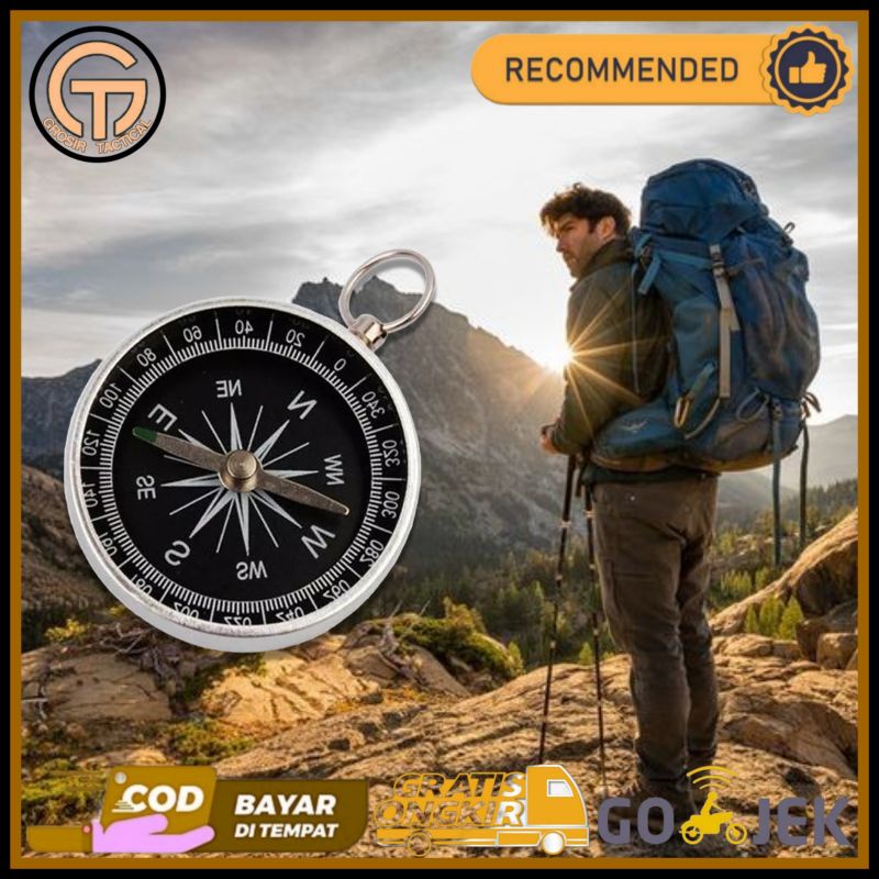 Jual kompas mini outdoor/kompas almunium/kompas hiking/kompas berburu | Shopee Indonesia