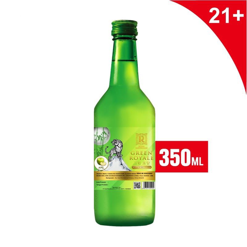 Jual Soju Green Royal Apple 350ml | Shopee Indonesia