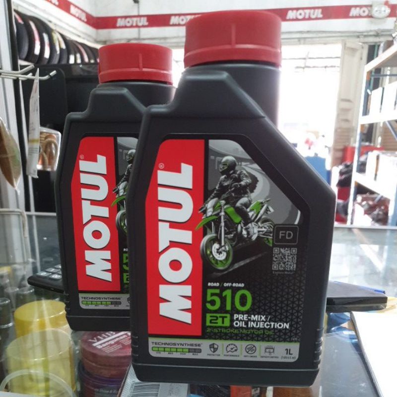 Jual Motul 510 2T PRE-MIX / OIL INJECTION 1 LITER | Shopee Indonesia