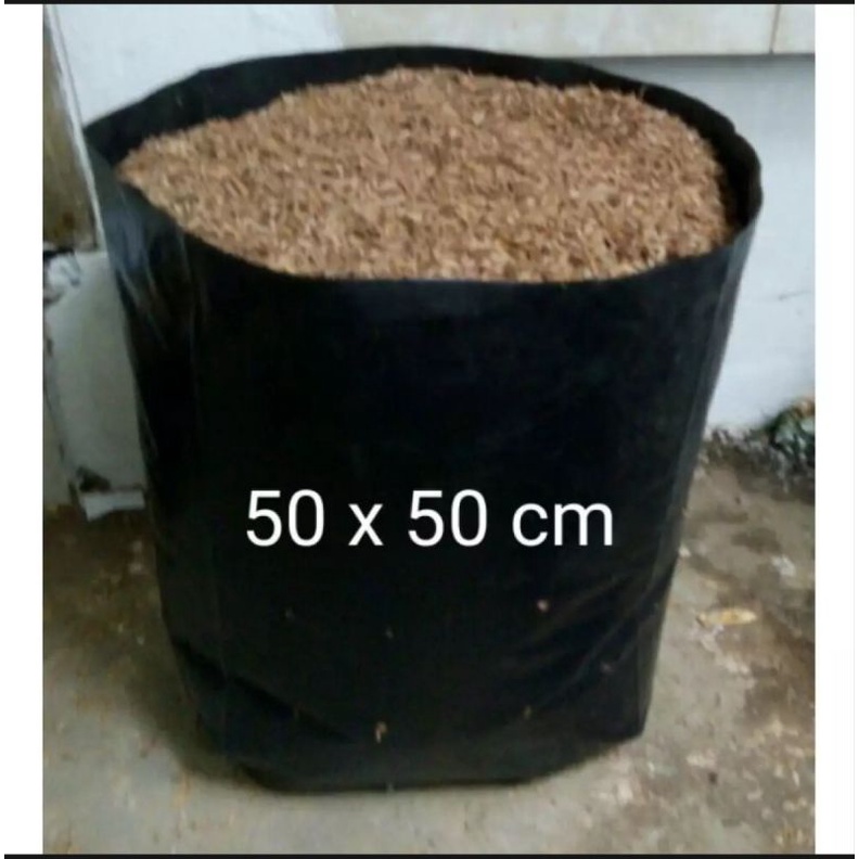 Jual plastik polybag tanaman 50x50 / plastik bibit tanaman / polybag ...