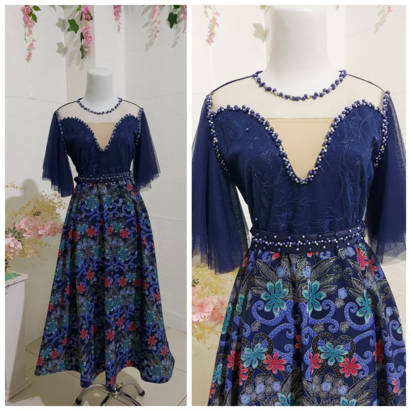 Jual Dress Batik payet // midi dress batik payet | Shopee Indonesia