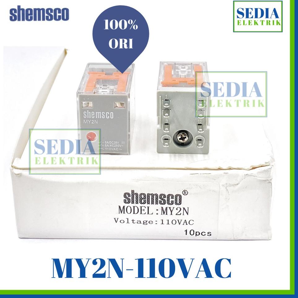 Jual Pro Hemat--Shemsco Relay MY2N-110VAC sama MY2N 110VAC Omron MY2N ...