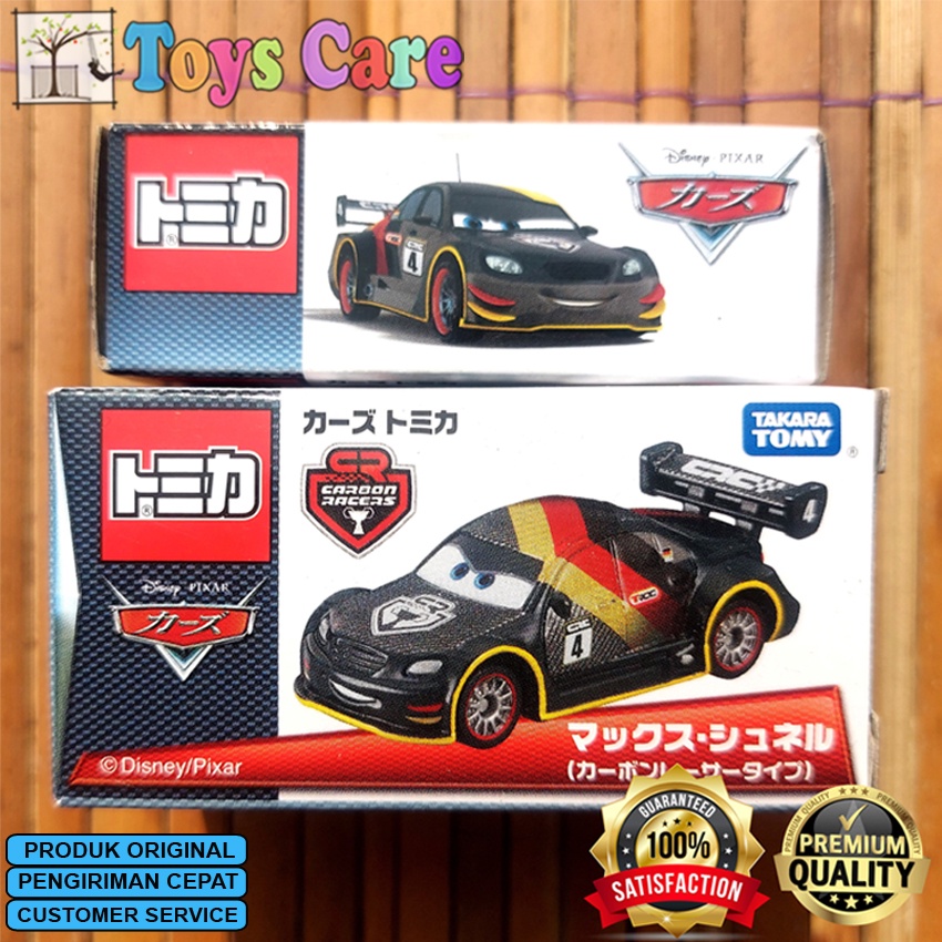 Jual TOMICA CARS MAX SCHNELL CARBON RACERS - LIGHTNING McQUEEN MATER ...