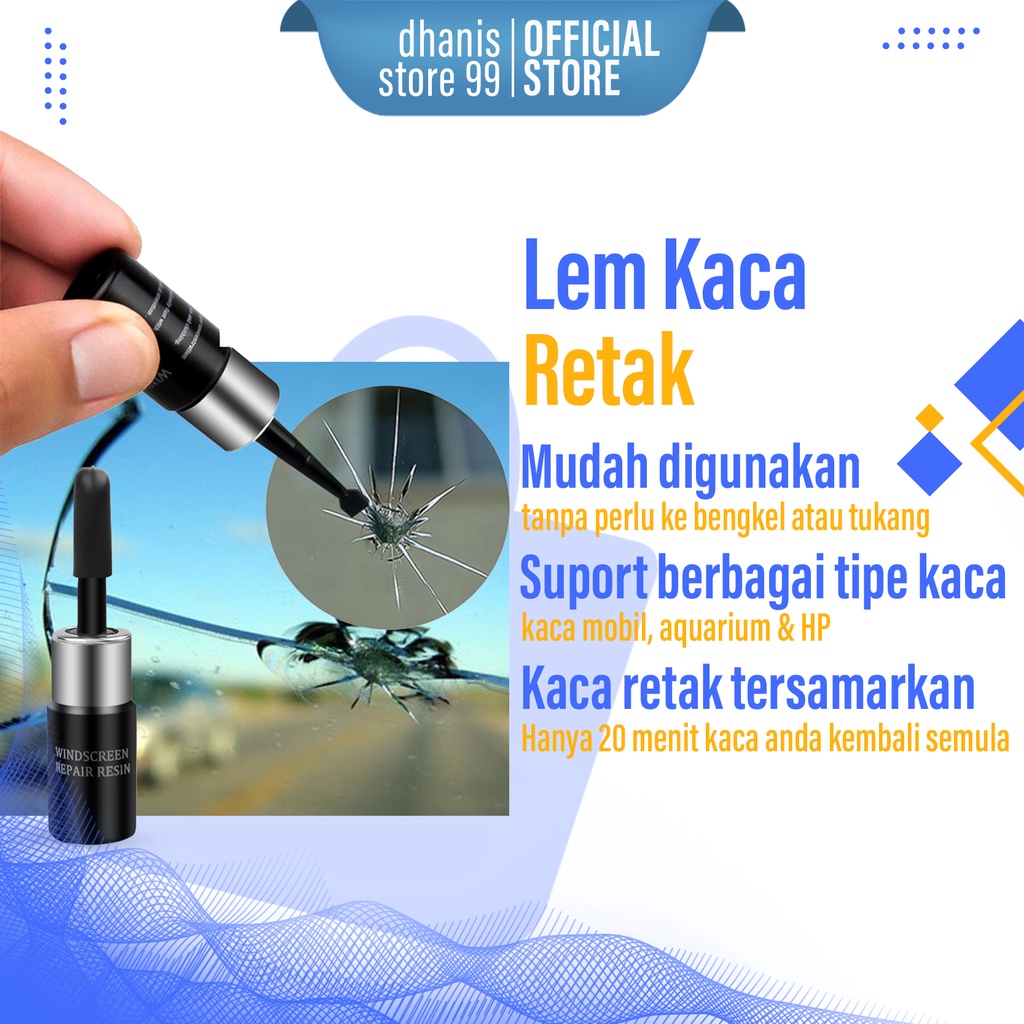 Jual ORIGINAL Lem Penghilang Kaca Retak Mobil Lampu Motor Spidometer ...