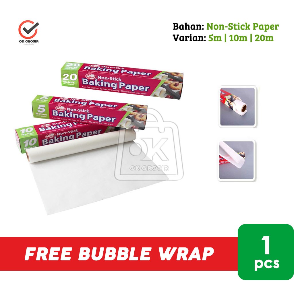 Jual Baking Paper Kertas Baking Non Stick 1 box (BOX MERAH) | Shopee ...