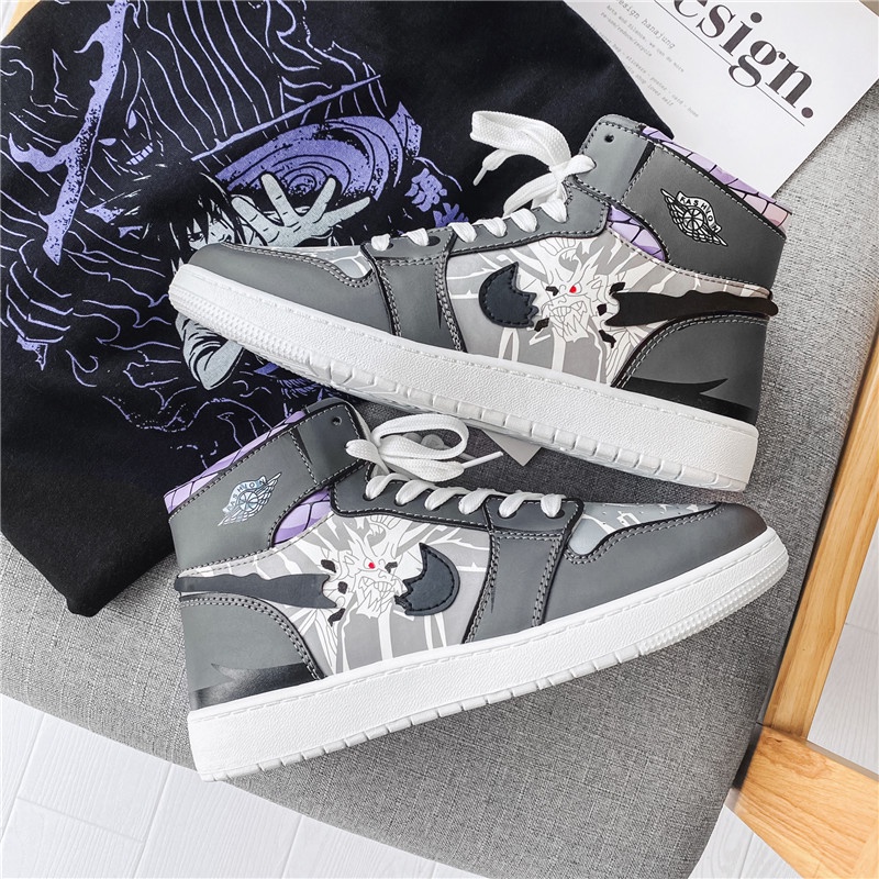 Jual Anime Naruto Klasik Modern Sepatu Pria Jogging Sneaker Tinggi ...