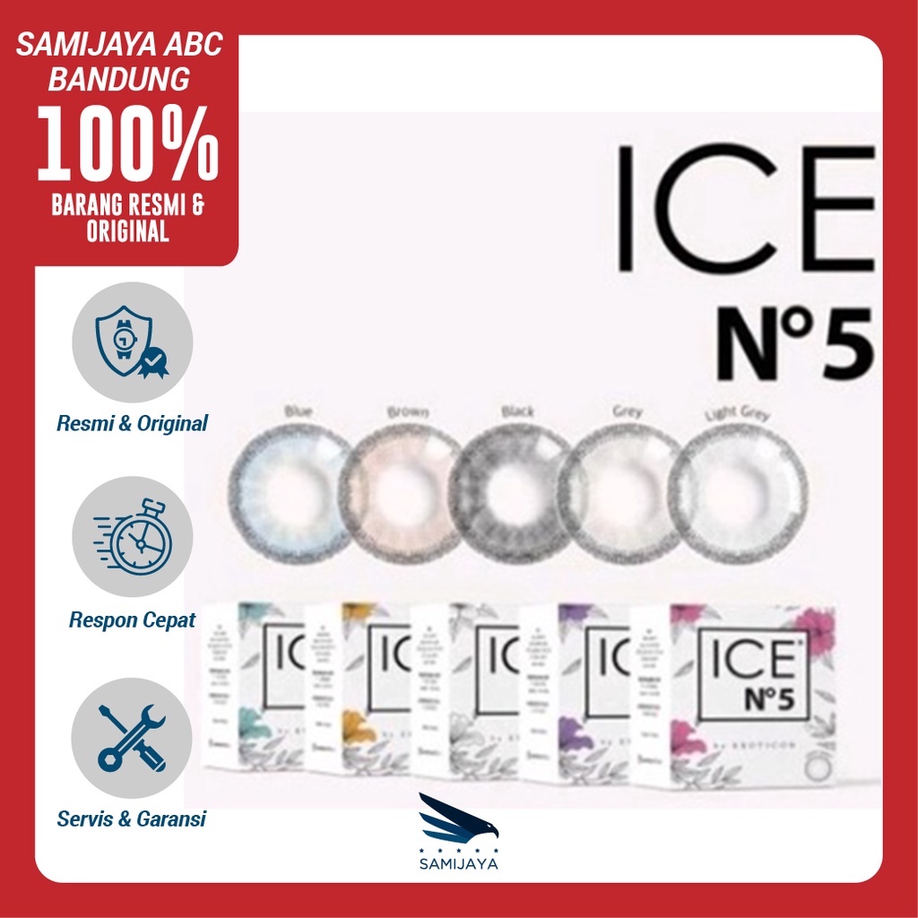 Jual Softlens ICE NO 5 Warna Color Bulanan Normal s/d Minus - 10.00 ...