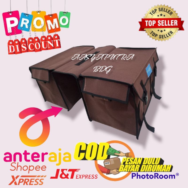 Jual [NASIONAL]Tas Motor Kurir Muatan100kg Jumbo Tas Bronjong Tas ...