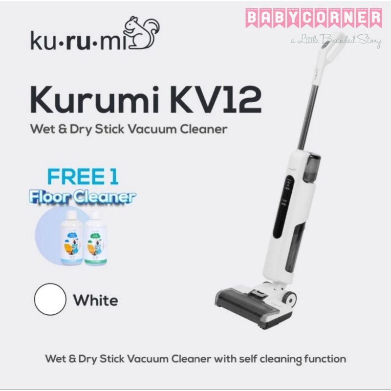 Jual NEW UPGRADE !Kurumi KV12 Wet and Dry Vacuum Stick Cordless KV 12 | Shopee Indonesia