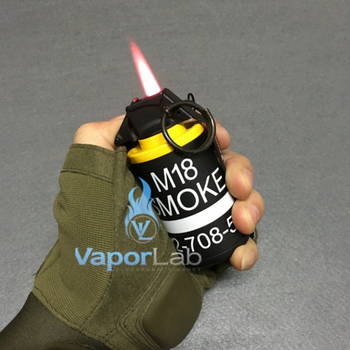 Jual mancis korek api bara lucu model granat bom besar grenade gas ...