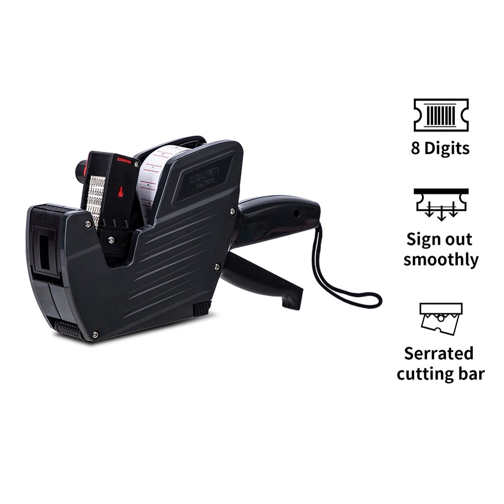 Jual MESIN LABEL HARGA DELI PRICE LABELER 1 LINE 8 DIGIT 7500 | Shopee Indonesia