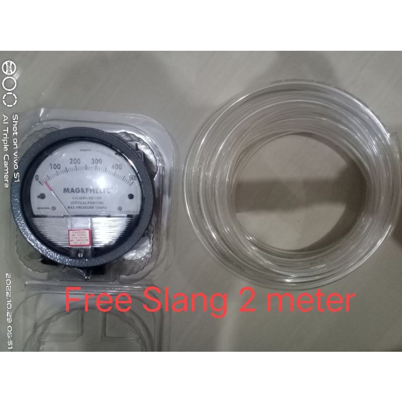 Jual Magnehelic MAGRFHELIC 0 to 500 Pascals Micro Diff. Pressure Gage TE2000 | Shopee Indonesia