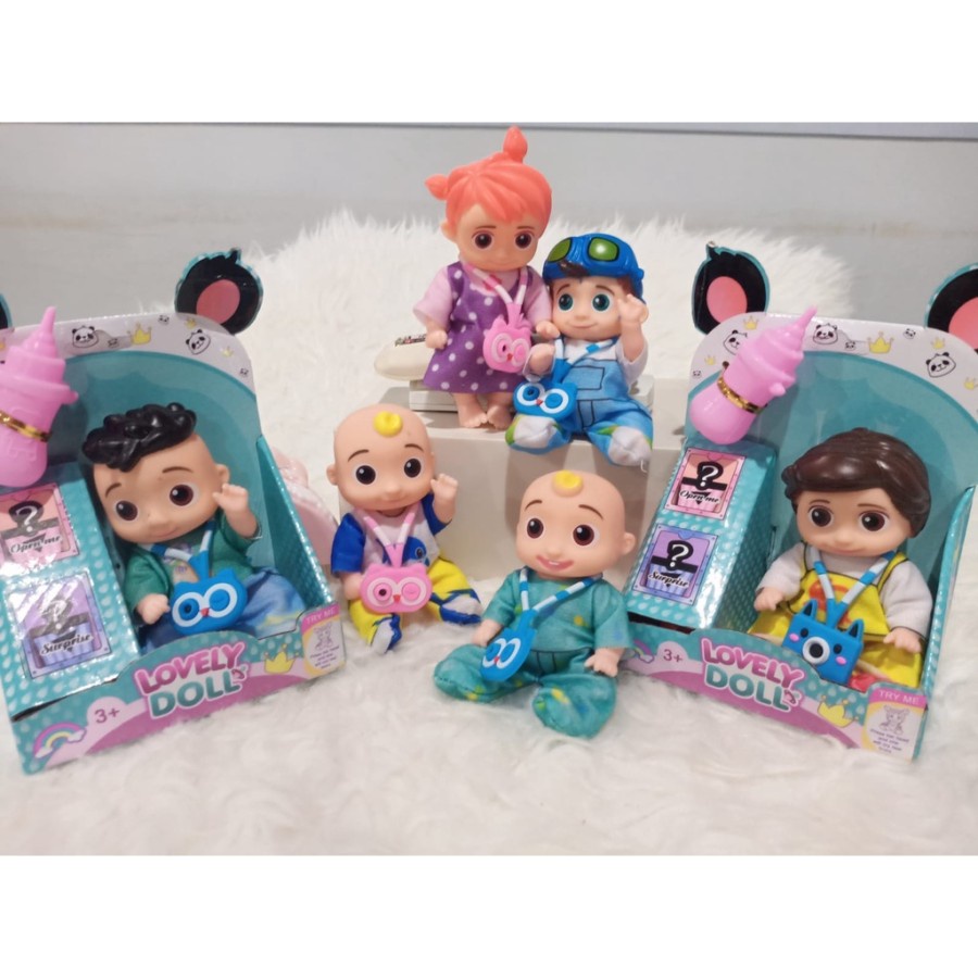 Jual Mainan Anak Boneka Doll Lucu kokomelon Lovely Doll mainan anak ...