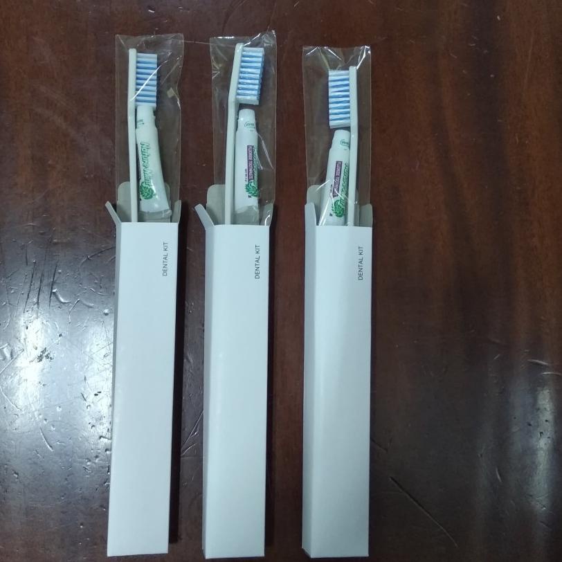 Jual Update !! Dental kit el plus cover box/amenities hotel/dental kit ...
