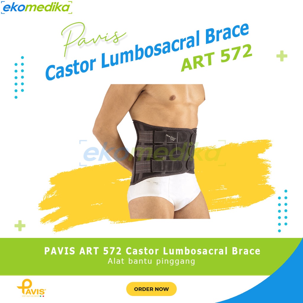 Jual Lumbar Sacral Pavis 572 Castor Lumbosacral Brace / Lumbar Sacral ...