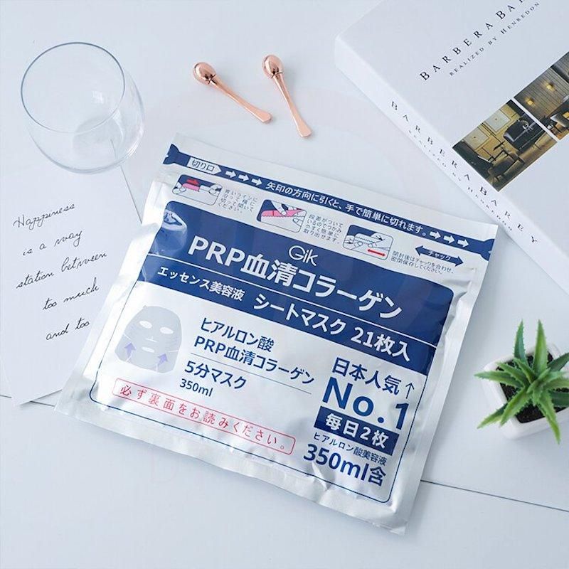 Jual GIK PRP Collagen Repair Moist Mask 350ml (21 Sheets) | Shopee Indonesia