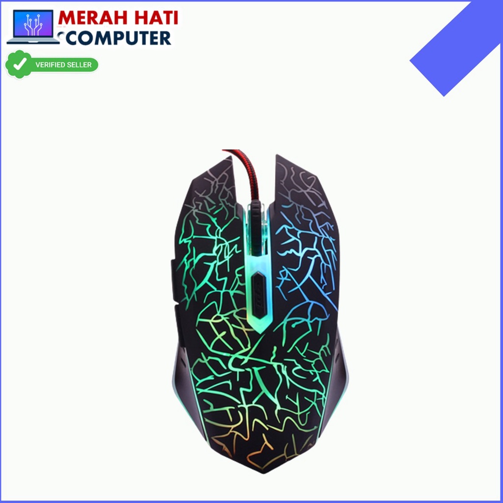 Jual MOUSE GAMING BATTLE X-ONE E-SPORT VX RGB 6D 4800 DPi GAMING MOUSE | Shopee Indonesia