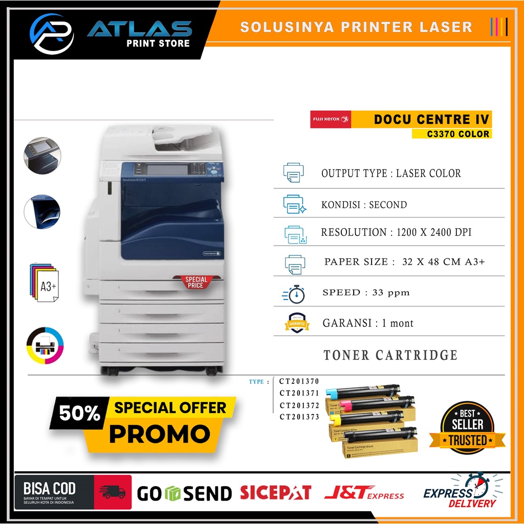 Jual Mesin Printer Apeosport Docu Centre Iv A3 Fuji Xerox C3370