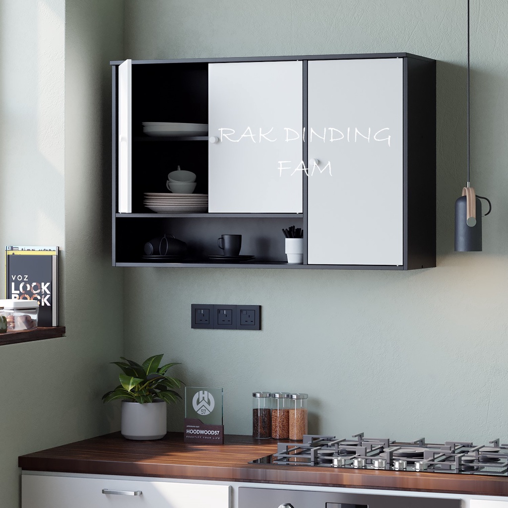 Jual Kitchen Set Atas 3 Pintu Minimalis Lemari Gantung Rak Dapur ...