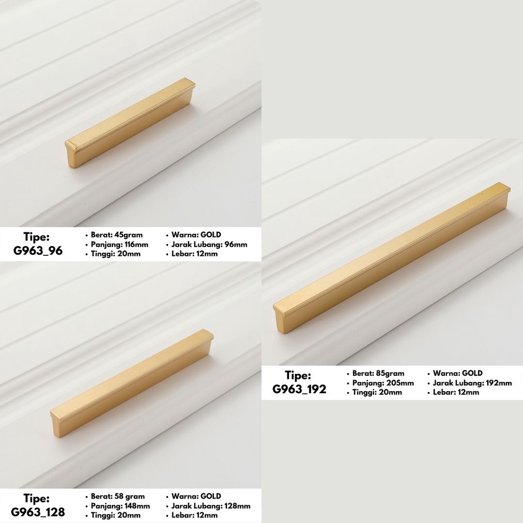 Jual KOKOMI Tarikan Laci Lemari ROYAL GOLD Minimalis Modern Cabinet ...