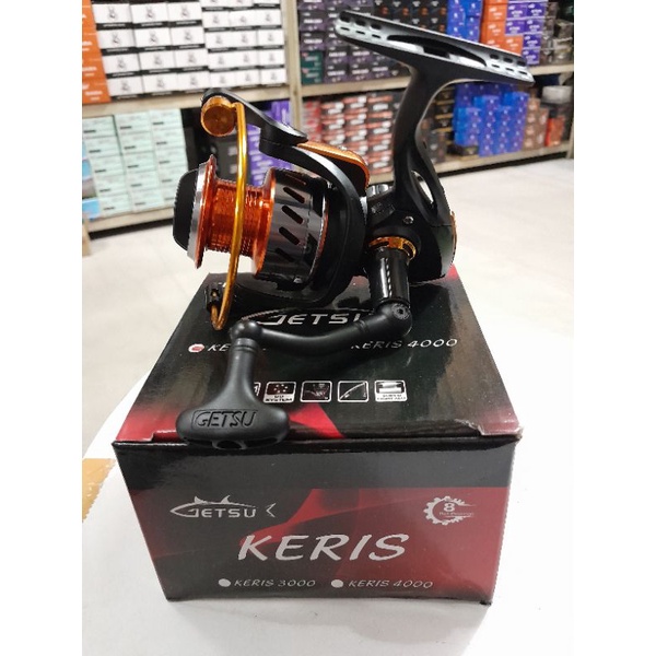 Jual Katrol Pancing BONUS HANDLE. REEL SPINNING .Pancing kolam, sungai ...