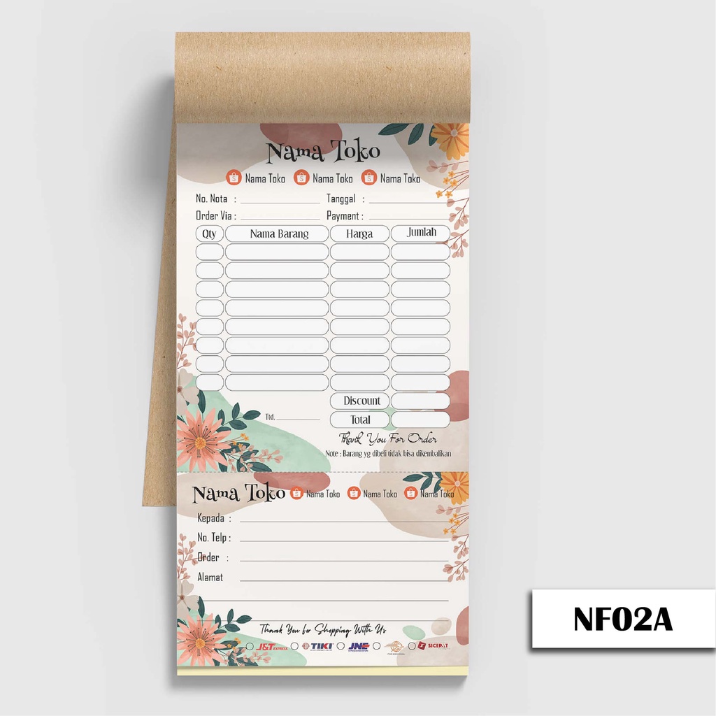 Jual Hanabi Invoice / Nota / Faktur / Kwitansi Custom Rangkap Shipping ...