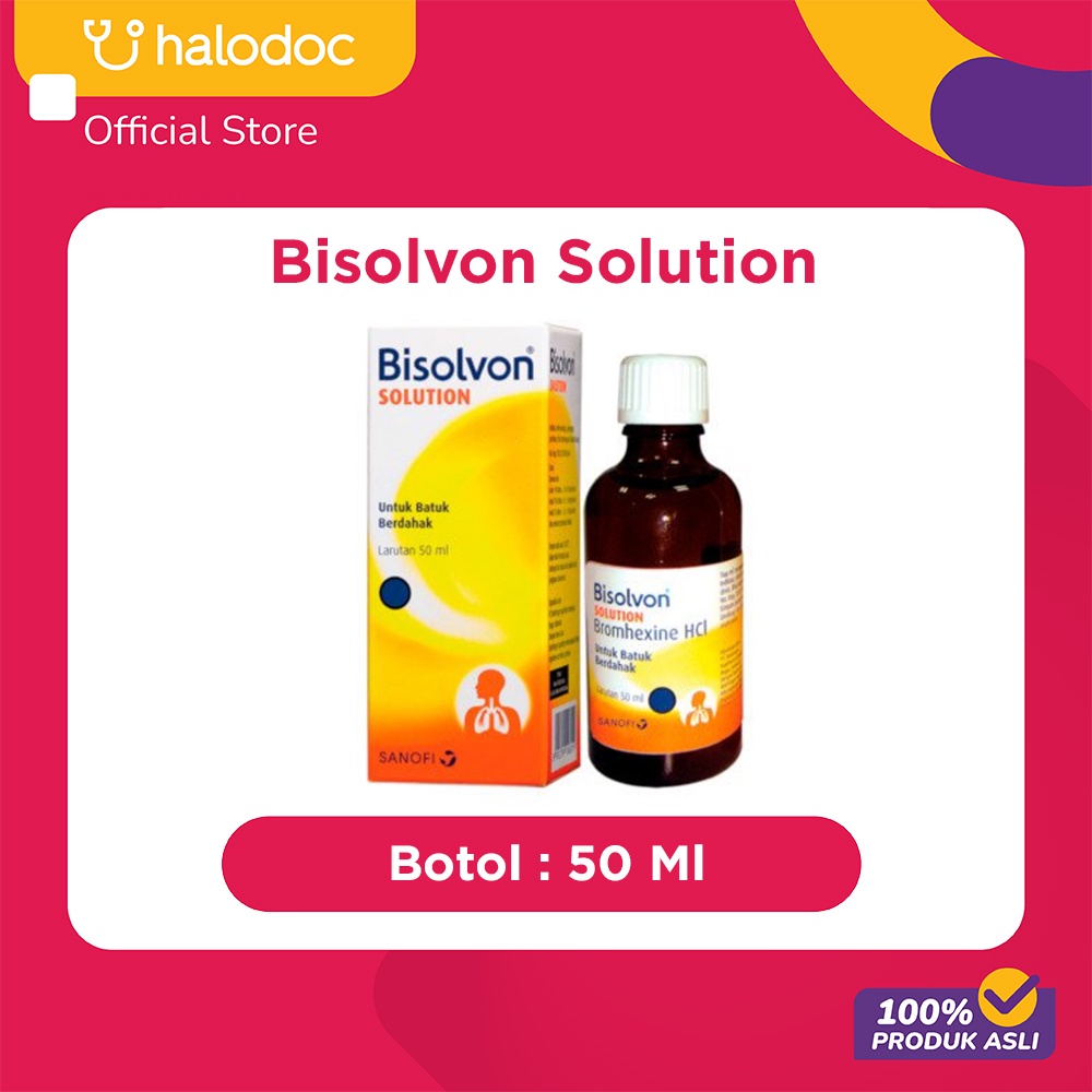 Jual Bisolvon Solution 50 ml | Shopee Indonesia