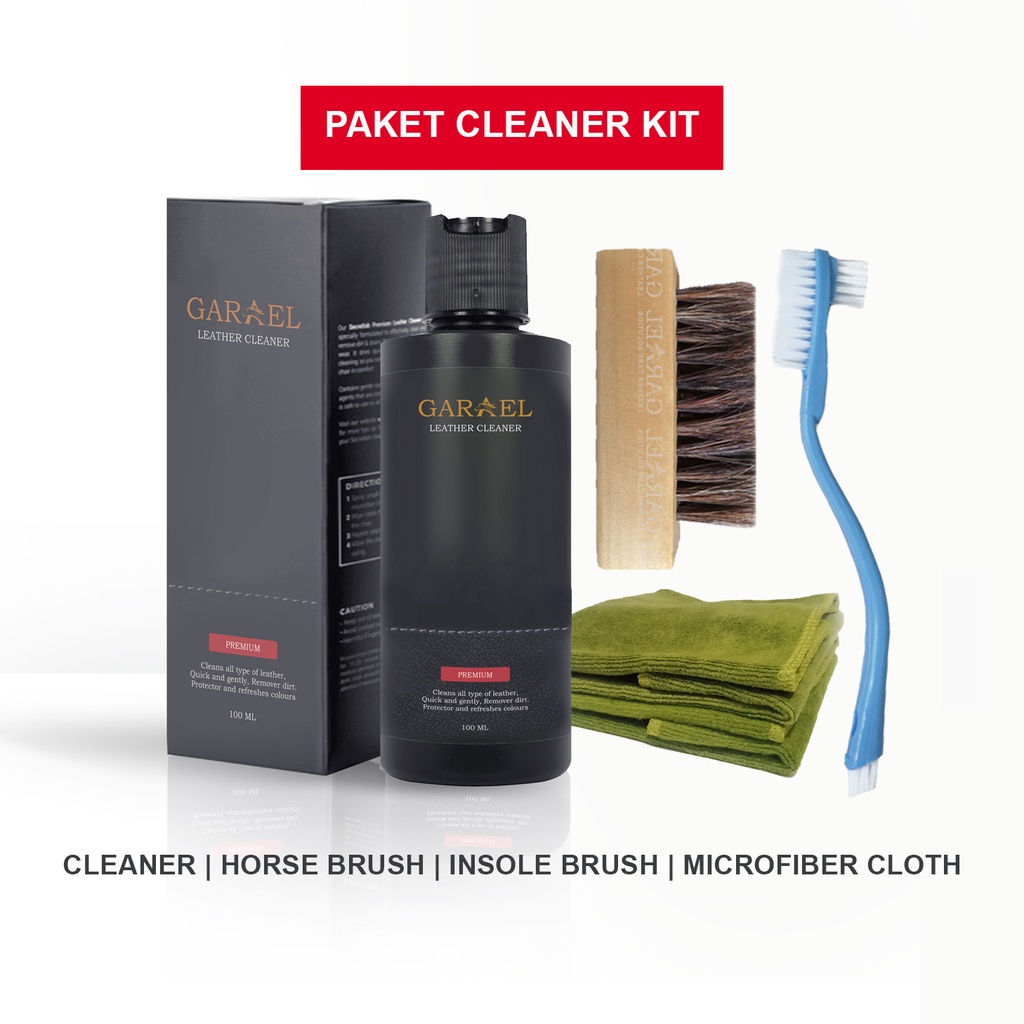 Jual PAKET CLEANER KIT 100ML LEATHER DETAILING SHOES CARE. PAKET CUCI ...
