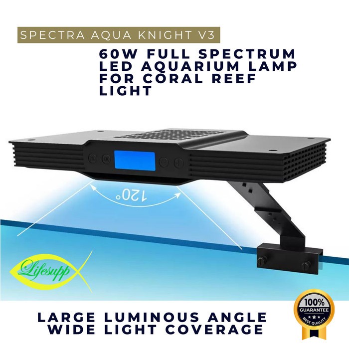 Jual Reef Aquariums Fish Tank Coral 2022 Spectra Aqua Knight V3 60W 15 ...