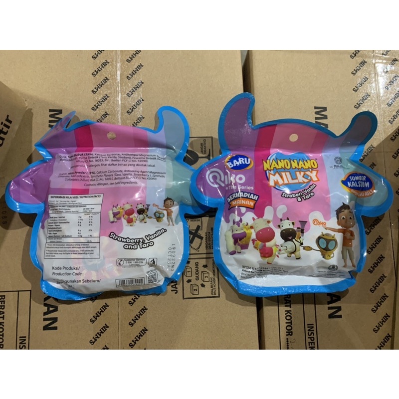 Jual Permen Susu Nano Milky Assorted 3 rasa ( Stroberry, Vanila, dan ...