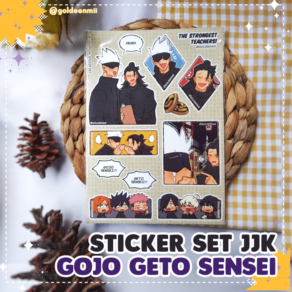 Jual [READY STOCK] JJK - Sticker Gojo Geto Sensei Jujutsu Kaisen ...