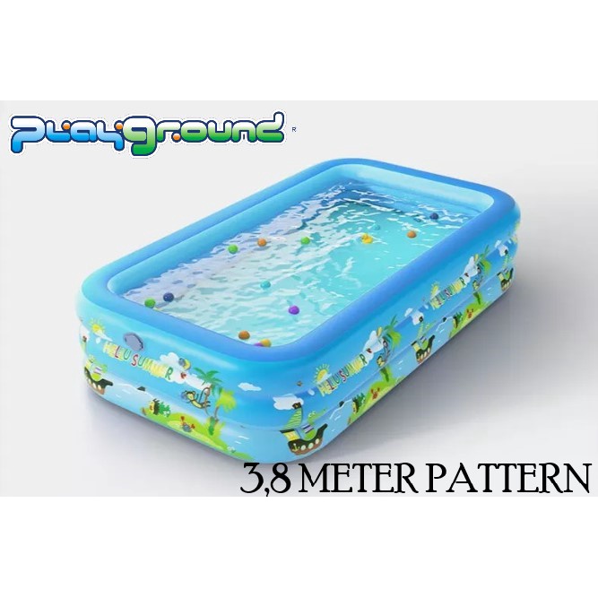Jual Kolam SUPER EXTRA BESAR 380cm x 200cm x60cm EXTRA BESAR MOTIF 3 ...