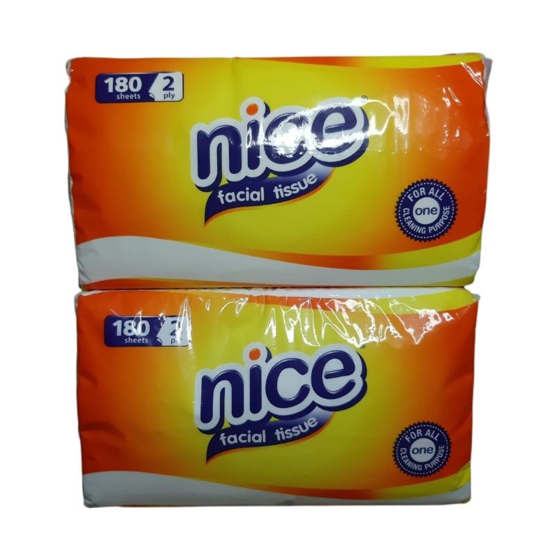 Jual PROMO TISU NICE TISSUE NICE 180 SHEET 2 PLY - DAILY TISSUE TISU ...