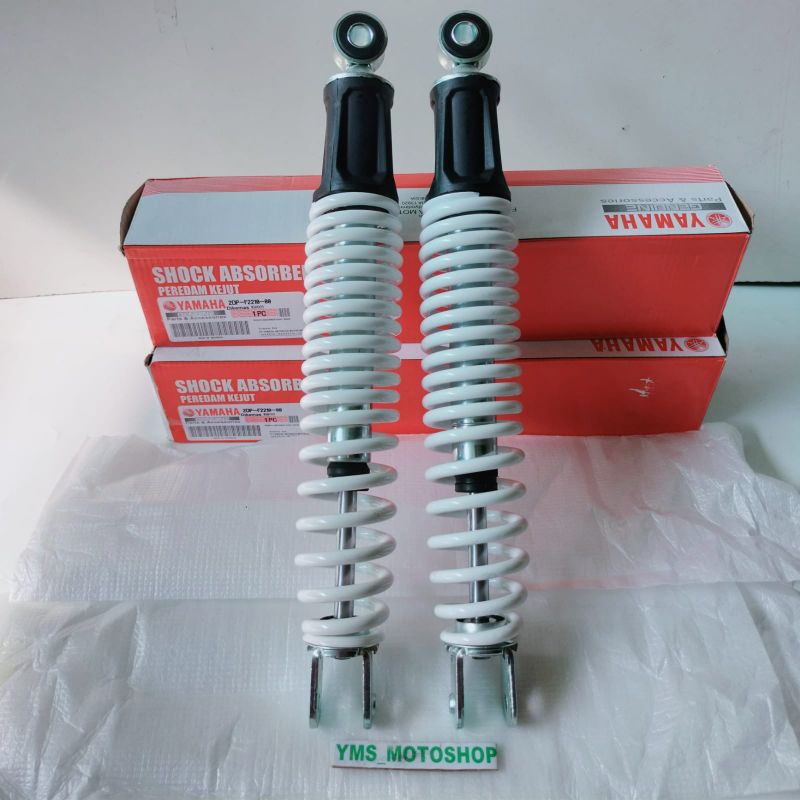 Jual shockbreaker belakang Yamaha N-max,Nmax 150/155 Asli Original kode 2DP (putih) | Shopee ...